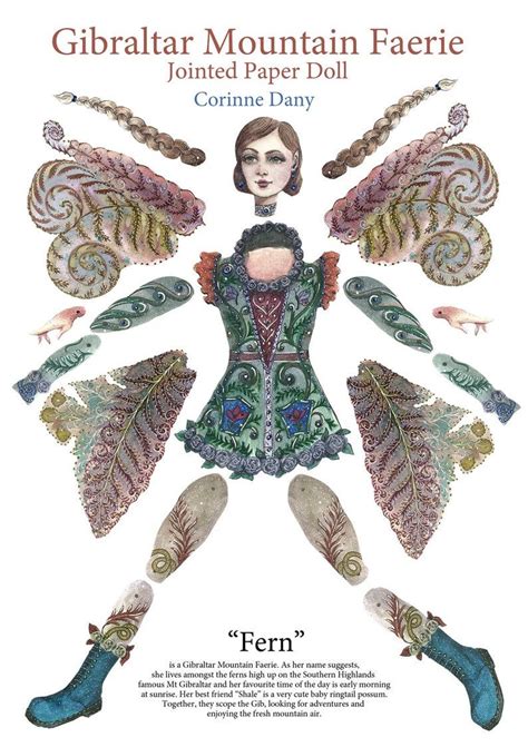 Articulated Paper Doll Template