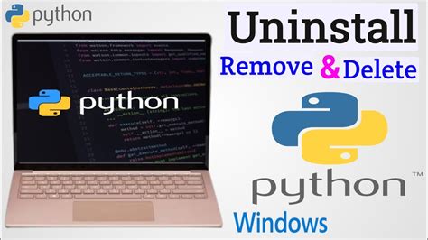 Uninstall Python In Windows Remove Python Delete Python On Windows