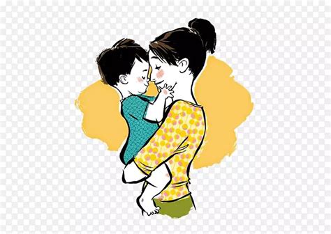 手绘插图母亲节插画妈妈抱着孩子PNG图片素材下载 图片编号qjdlxwxq 免抠素材网