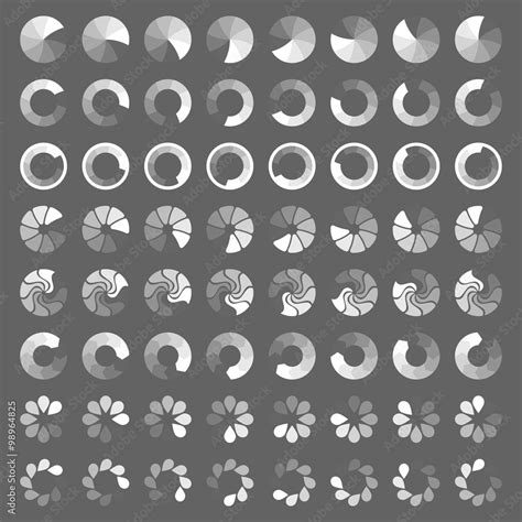 Set Preloaders And Progress Loading Bar Stock Vector Adobe Stock