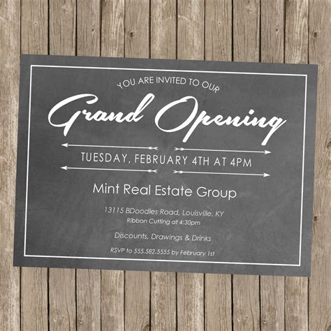 Printable Grand Opening Or Open House Invitations Etsy Grand Opening Invitations Shop