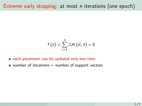 pdf improved update rule and sampling of stochastic gradient descent with extreme early