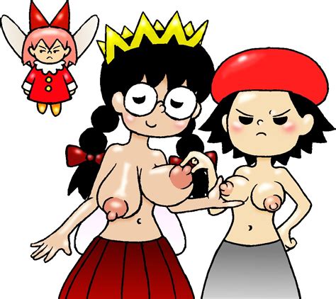 Rule 34 2015 3girls Adeleine Annoyed Beret Big Breasts Black Hair Blush Bow Breasts Crown