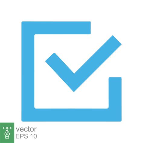 Check Mark Icon Checkmark Right Symbol Tick Sign Ok Button Correct