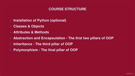 the four pillars of oop in python 3 for beginners youtube