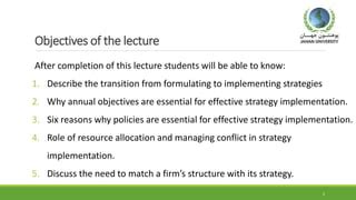 Strategic Management Lecture 12 PPT
