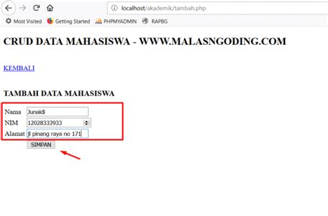 membuat crud dengan php dan mysqli update data malas ngoding otosection vrogue