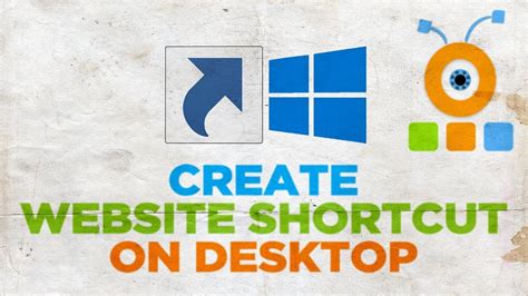 How To Create A Website Shortcut On Desktop In Windows 10 YouTube