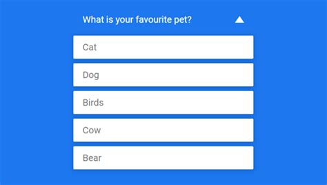 Combobox In Html With Css