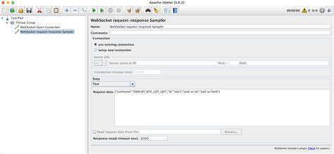 how to perform websocket load testing through jmeter stack overflow