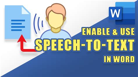 How To Enable Use SPEECH TO TEXT Dictate In WORD YouTube