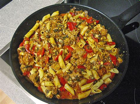 Nudel Paprika Pfanne Mit Hackfleisch Von Renee71 Chefkoch