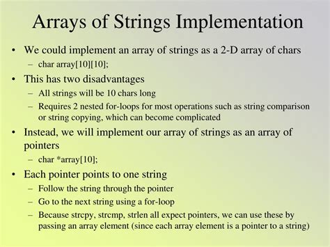 ppt c arrays and pointers powerpoint presentation free download id 228078