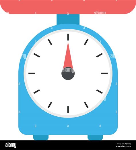 Scale Icon In Flat Style Weight Balance Vector Illustration On