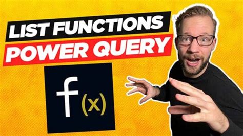 Lists In Power Query M List Functions 200 Examples BI Gorilla