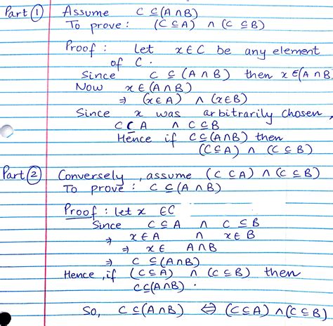 [solved] use set and boolean identities to show the following biconditional course hero
