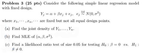 solved problem 3 25 ﻿pts ﻿consider the following simple