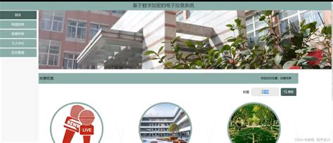 springboot java php node python基于数字加密的电子投票系统【计算机毕设】 csdn博客