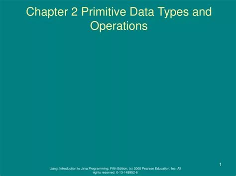 ppt chapter 2 primitive data types and operations powerpoint presentation id 9423429