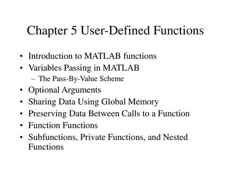matlab chapter 5 slides with some basic skill docsity