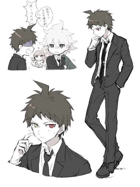Nanami Chiaki Komaeda Nagito Hinata Hajime And Usami Danganronpa And 2 More Drawn By Asuna