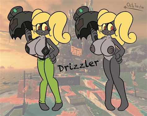 Rule 34 Anthro Areola Big Breasts Blonde Hair Bottomwear Breasts Clothing Drizzler Splatoon