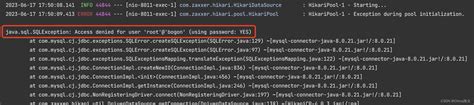 解决 java sql sqlexception access denied for user ‘root‘ ‘localhost‘ using password yes 连接失败的