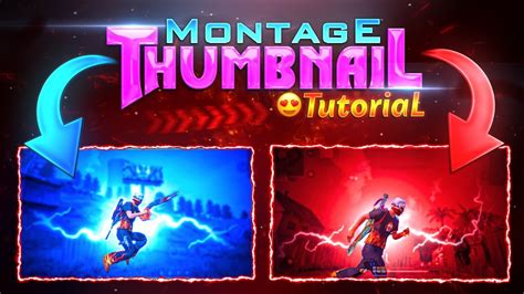 How To Make Thumbnail Like ZeroxFF Montage Thumbnail Tutorial On