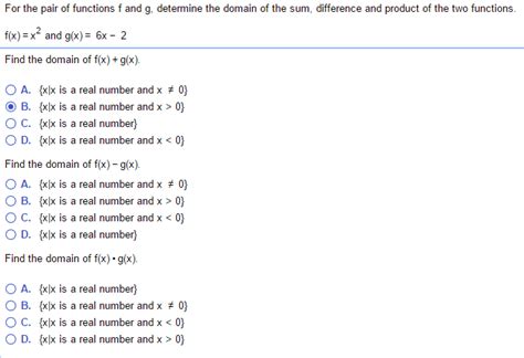 solved for the pair of functions f and g determine the