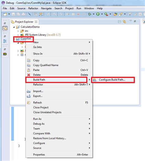 eclipse 连接mysql数据库总结 程序员大本营