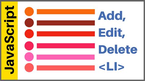 javascript add edit delete li c java php programming source code