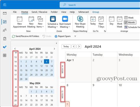 How To Show Week Numbers In Outlook Calendar On Windows 11